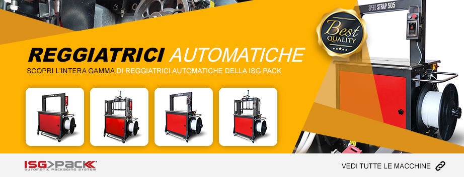 Macchine reggiatrici automatiche da linea | Disponibili in pronta consegna