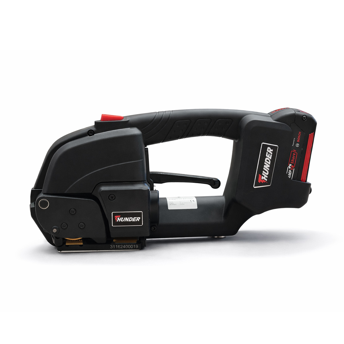 Thunder 13-16 battery-powered strapping tool for PP and PET strapping